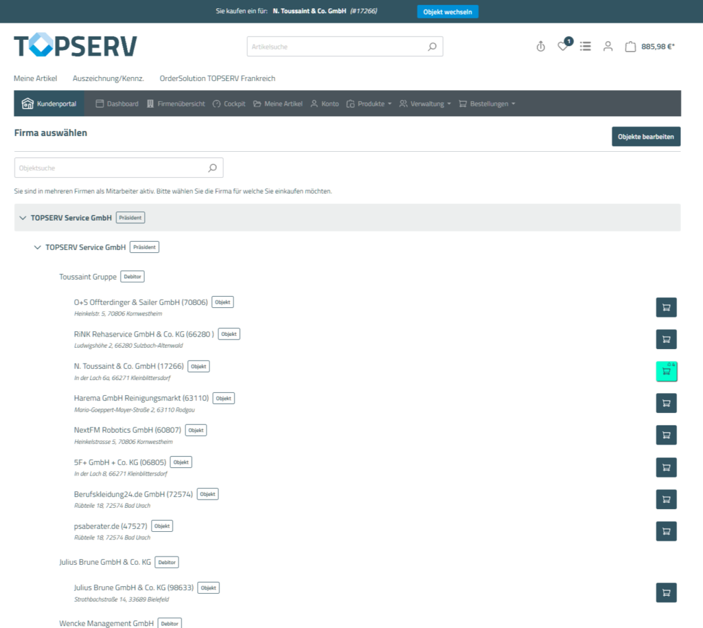 Digitale Lösungen der Toussaint Unternehmengruppe